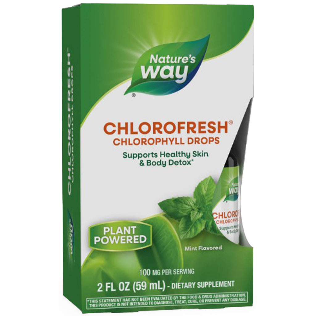 Natures Way Chlorofresh Chlorophyll Drops | Detox | OVitaminPro ...