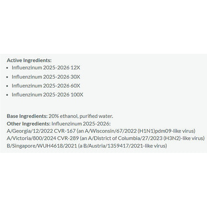 Professional Formulas Flu Nosode 2025-2026 | Immune | OVitaminPro