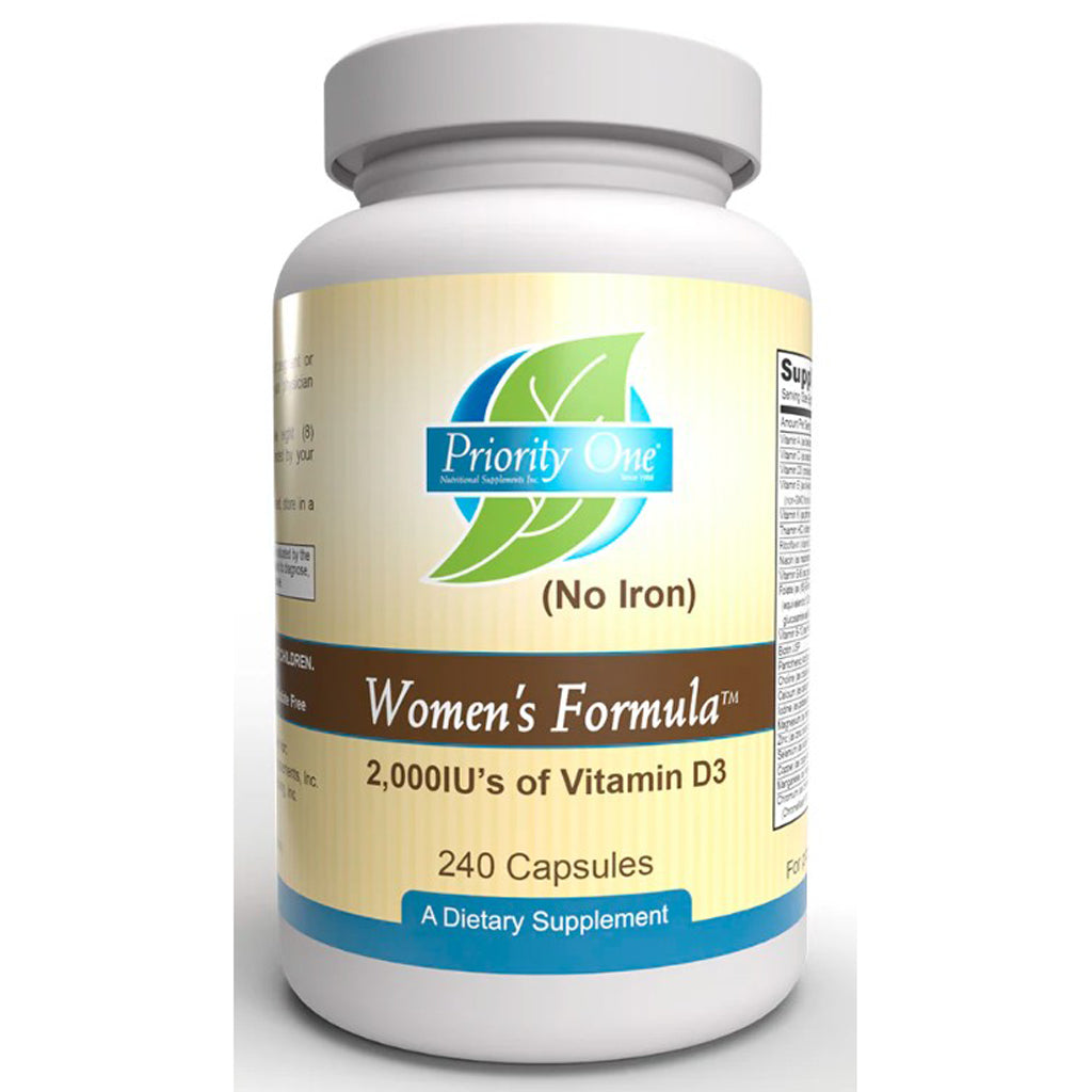 Priority One Womens Formula No Iron Ovitaminpro.com – OvitaminPro